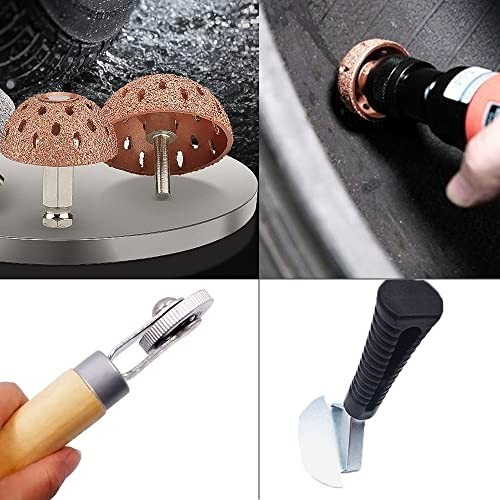 Tire Repair Patch Tools Kit - Tungsten Steel Buffing Wheels & Tire ...