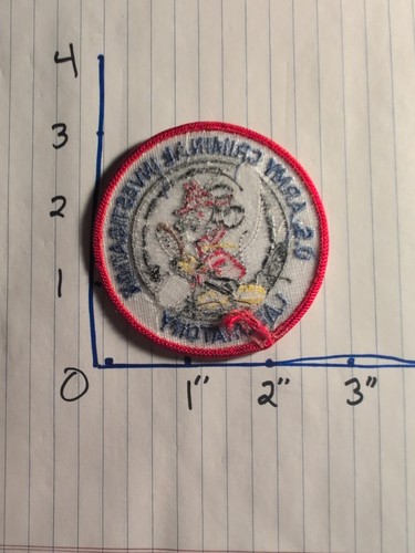 US Army Criminal Investigation Laboratory DFSC Patch USACIL Disney ...