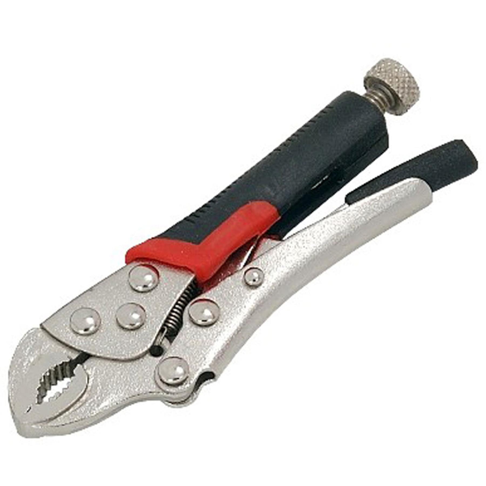 Mini Locking Pliers Set Soft Grip Handles Curved Jaw / Long Nose / C ...