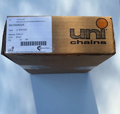NEW Uni Chains 30LF820K325 Side Flexing Plastic Chain, Straight Running ...