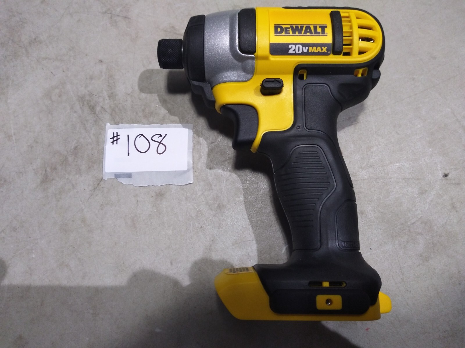 Dewalt DCF885 20-Volt Max Lithium-Ion 1/4 in Cordless Impact Driver ...