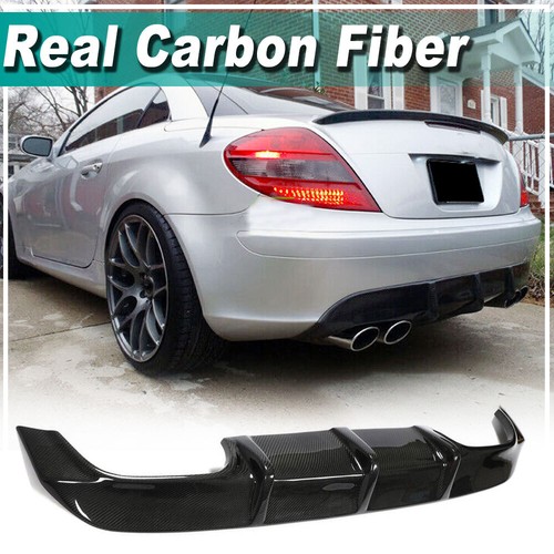 Fit for Benz SLK Class R171 SLK350 2004-10 REAL Carbon Rear Bumper ...