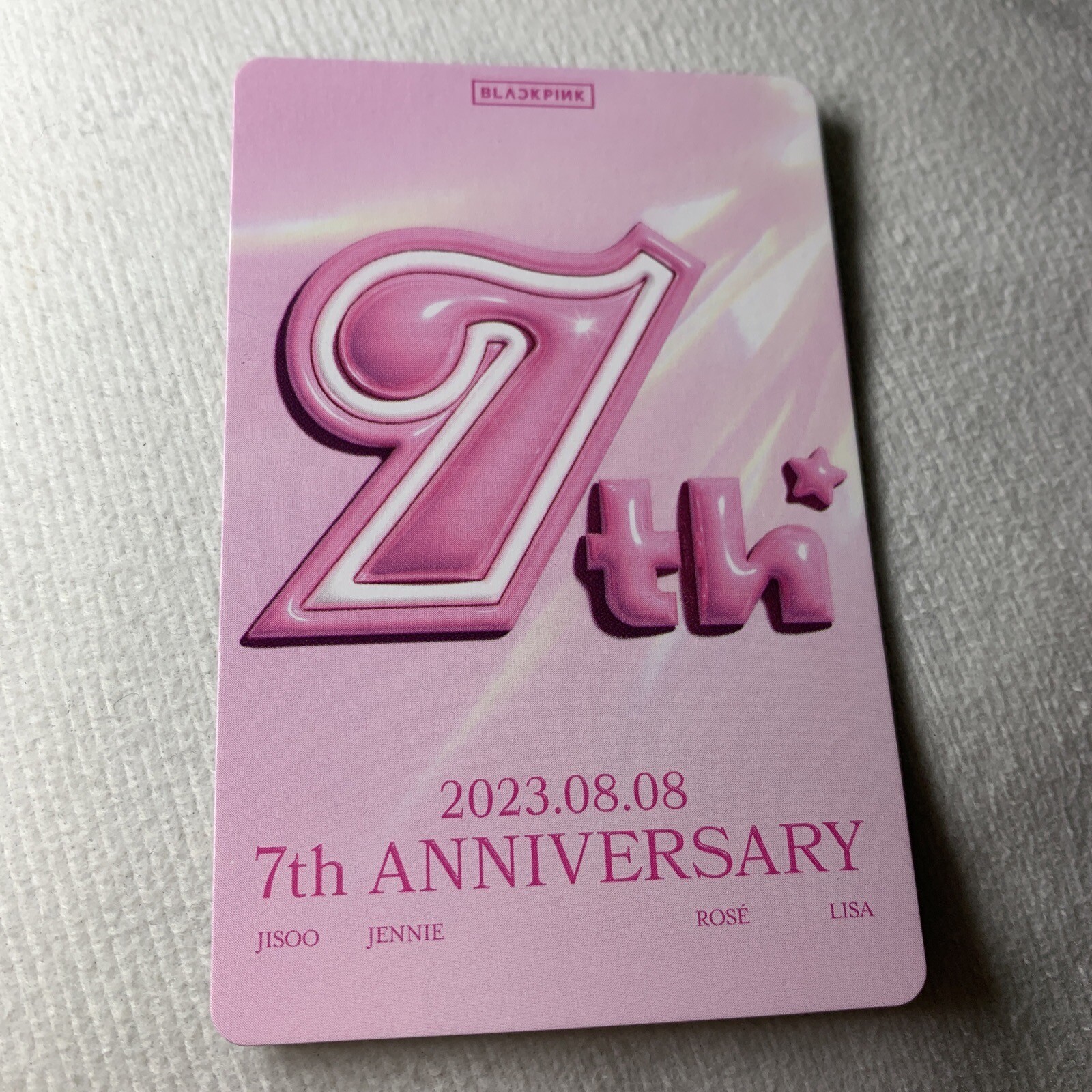 JENNIE BLACKPINK Girl 7th Anni Edition Celeb K-pop Photo Sleepy Jones ...