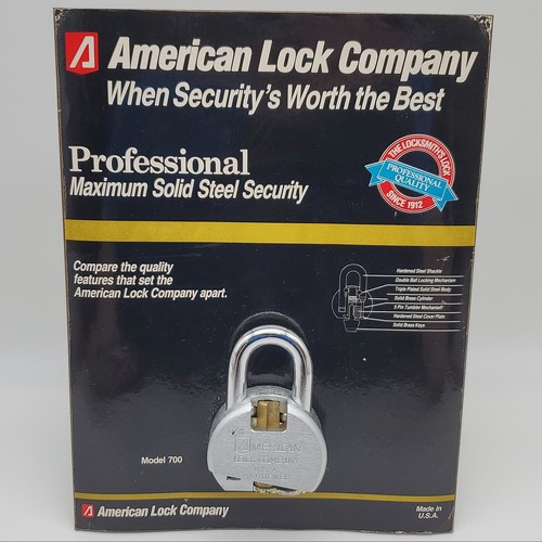 American Lock Company Model 700 Padlock Cutaway Merchandise Display ...