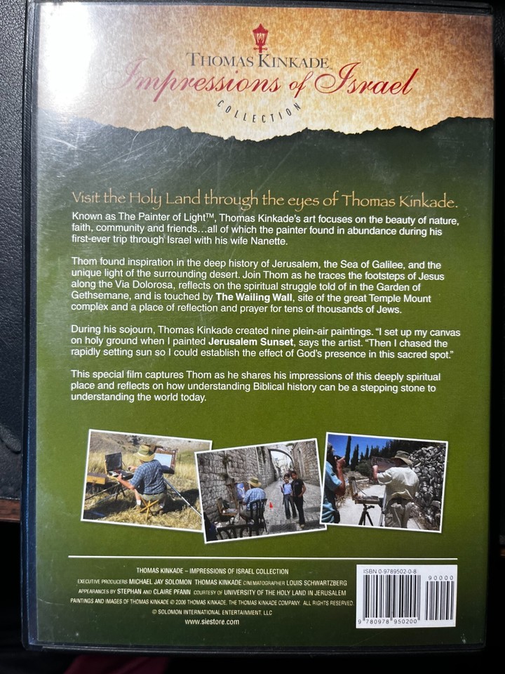 An American Artist's Tour of the Holy Land Very Good DVD | eBay