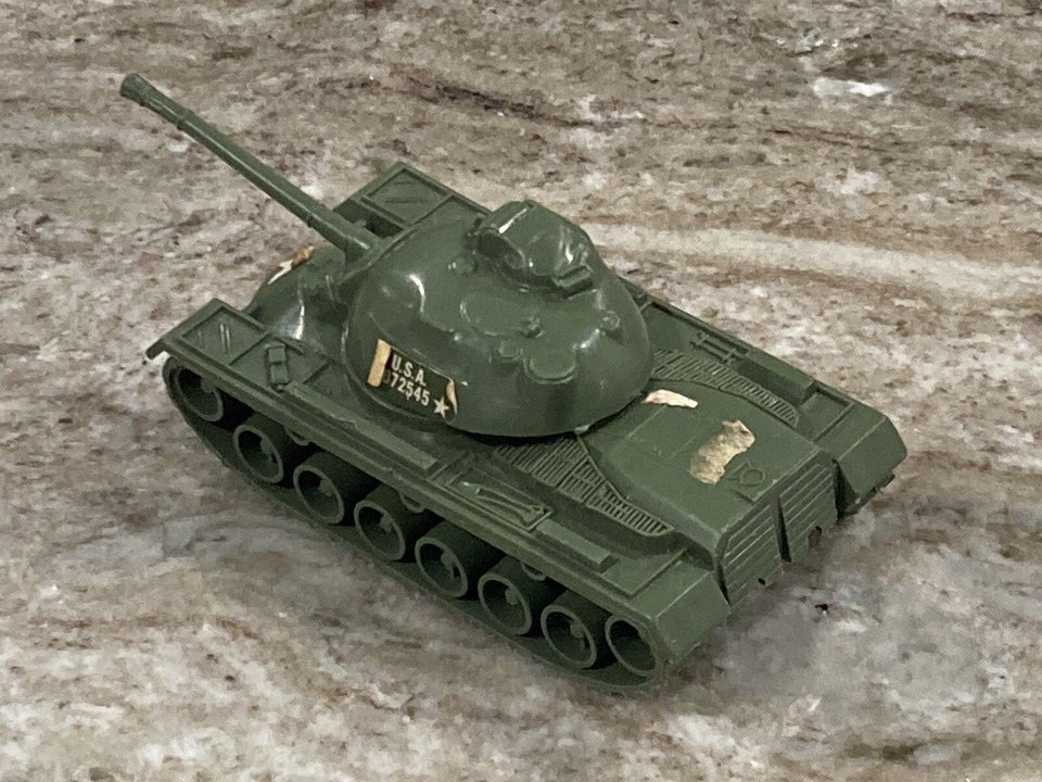 TIM-MEE Toys Plastic Toy Korean War Era U.S. Army M48 Patton Tank | eBay