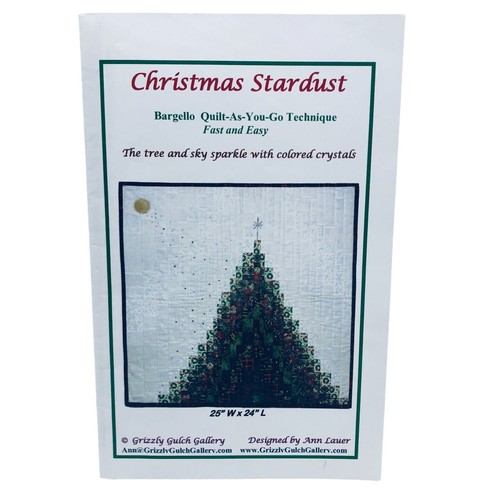 Christmas Stardust Bargello Quilt-As-You-Go Pattern Uncut | eBay