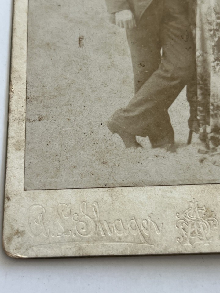 Handsome Man Cabinet Photo Dows Iowa Franklin Wright County | eBay