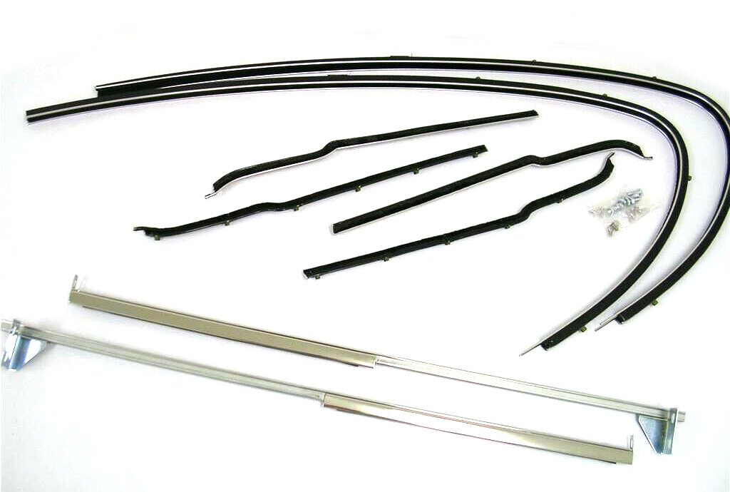 1948 to 1952 Ford F1 Pickup Truck Front Window Channel Kit Both Windows ...
