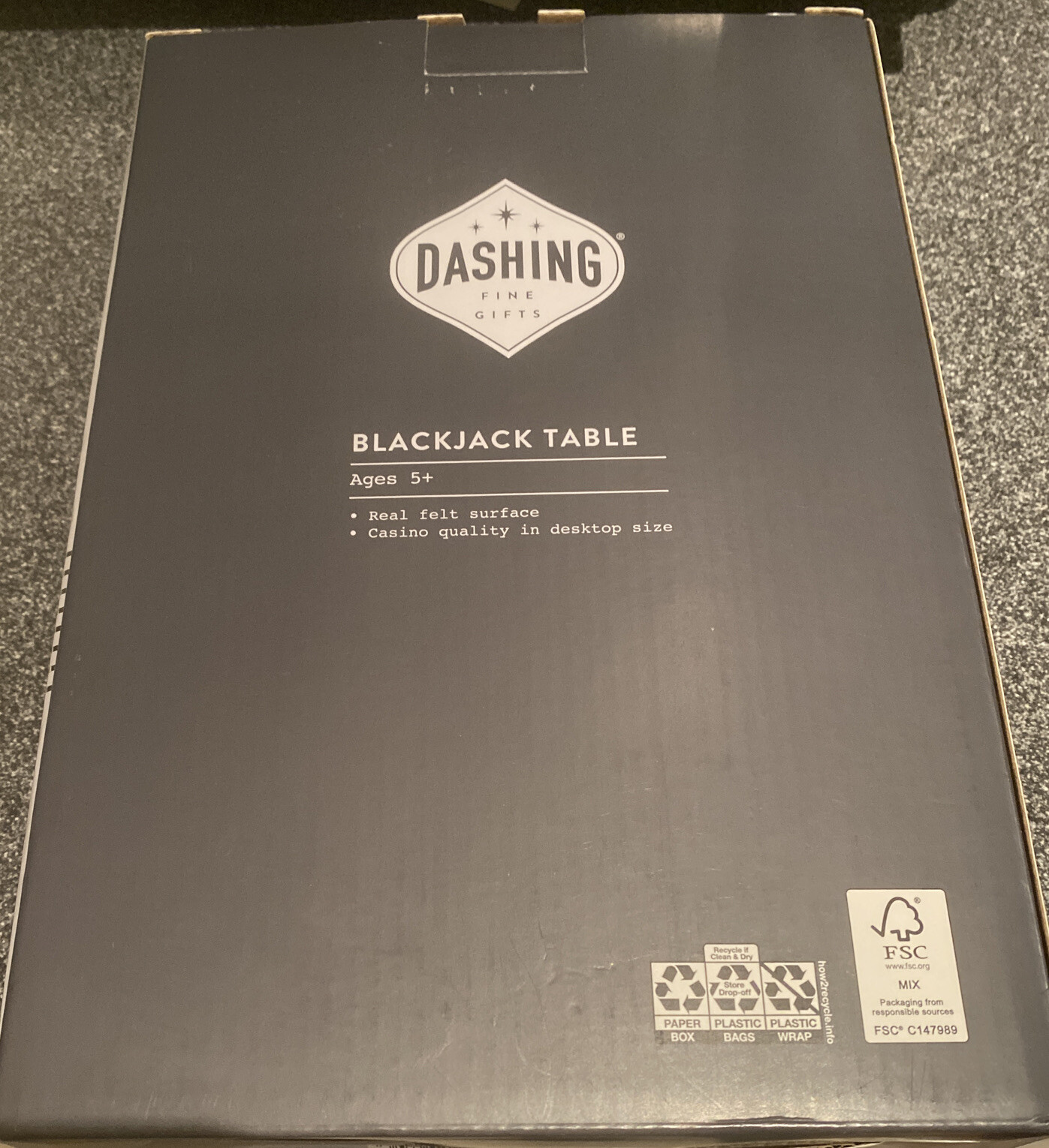 Mini Blackjack Table Set Toy DASHING Fine Gifts Ages 5 for sale online ...