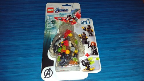 LEGO Marvel Avengers Red Falcon & Black Widow Team Up 40418 Retired New ...