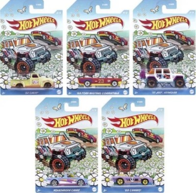 2023 Hot Wheels Spring Easter Set Volkswagon, Camaro, Jeep,Dtang ...
