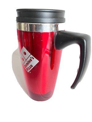 Dominos Red To Go Mug 14 oz | eBay