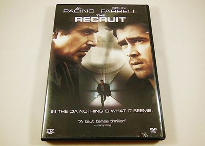 The Recruit DVD Al Pacino, Colin Farrell, Bridget Moynahan, Gabriel ...