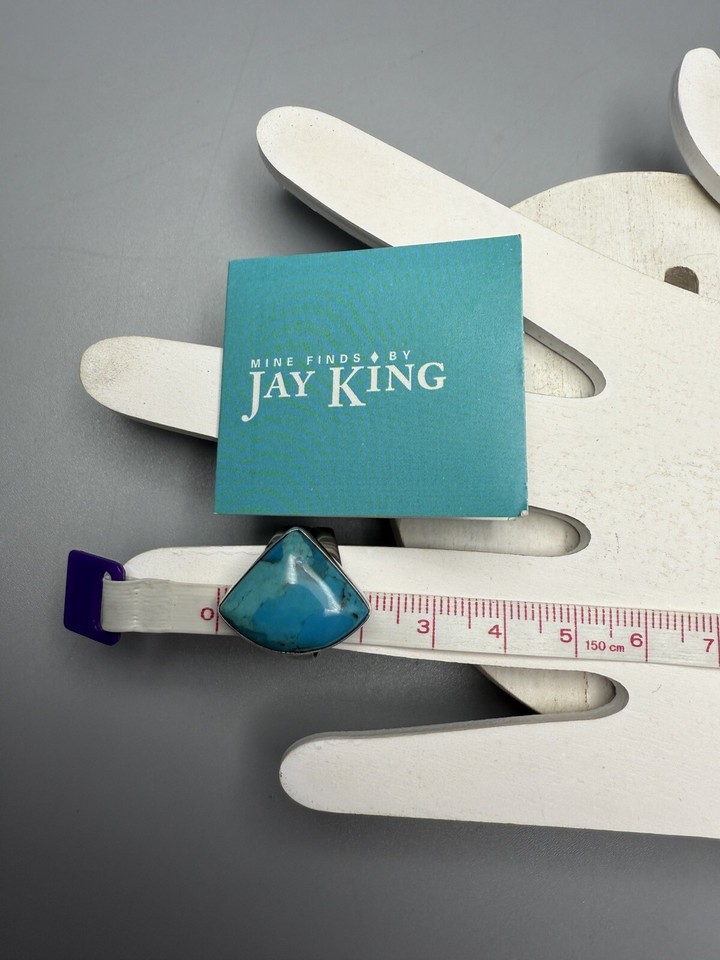 Jay King Sterling Silver Ring Turquoise DTR Desert Rose Trading 925 Sz ...