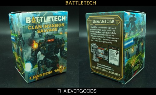 Catalyst Game Labs BattleTech Salvage Box CLAN INVASION 1 RANDOM SEALED ...