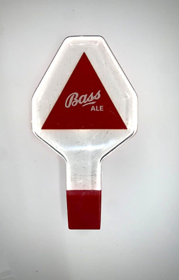 Bass Ale Vintage Tap Handle Clear Lucite Beer Knob Rare Import Beer ...