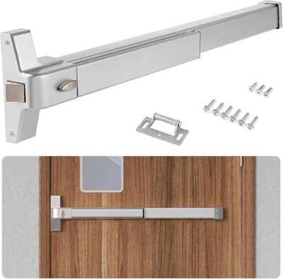 BEAMNOVA Commercial Door Push Bar Panic Exit Device Lock Key Set Gate ...