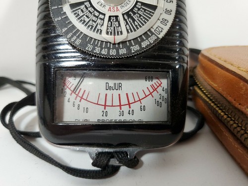 DeJUR Light Meter VTG in Leather DeJUR Case Serial # 39102 | eBay