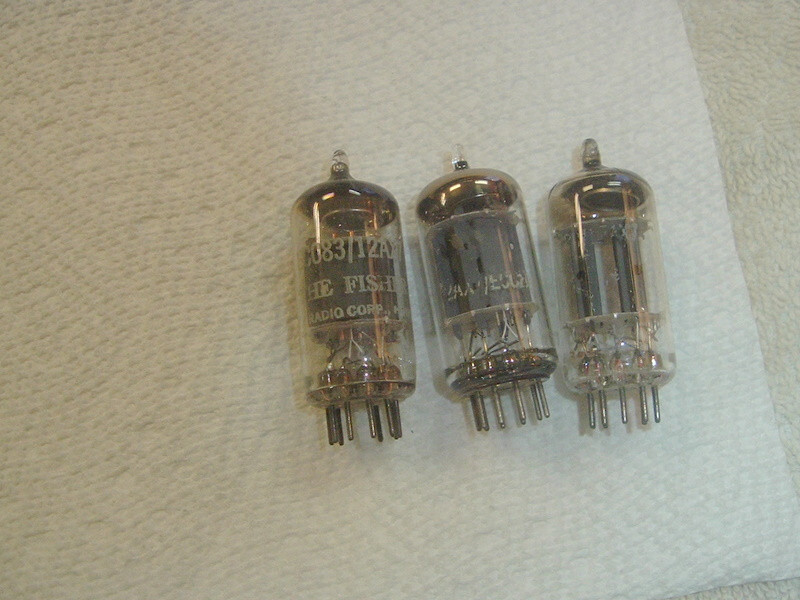 Three "The Fisher" 12AX7 ECC83/12AX7 Vacuum Tubes Tested MADE In USA | eBay
