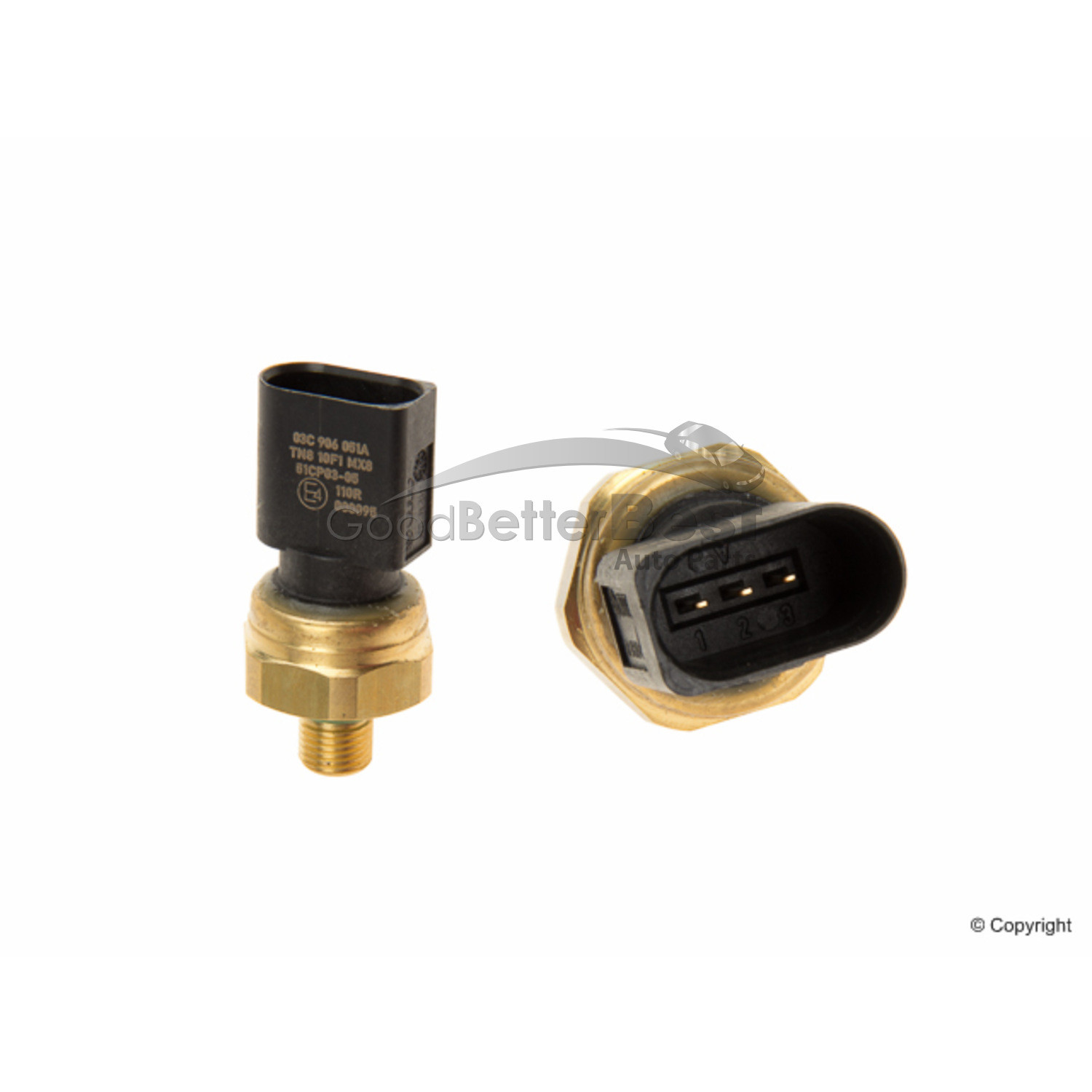 One New OE Supplier Fuel Pressure Sensor 03C906051A for Audi for ...