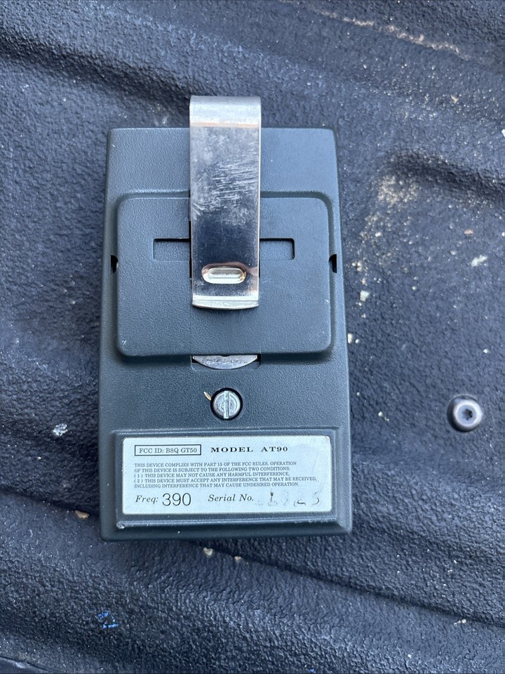 OEM Genie AT90-1 Remote Control Transmitter (390MHz) Garage Door Opener Used | eBay