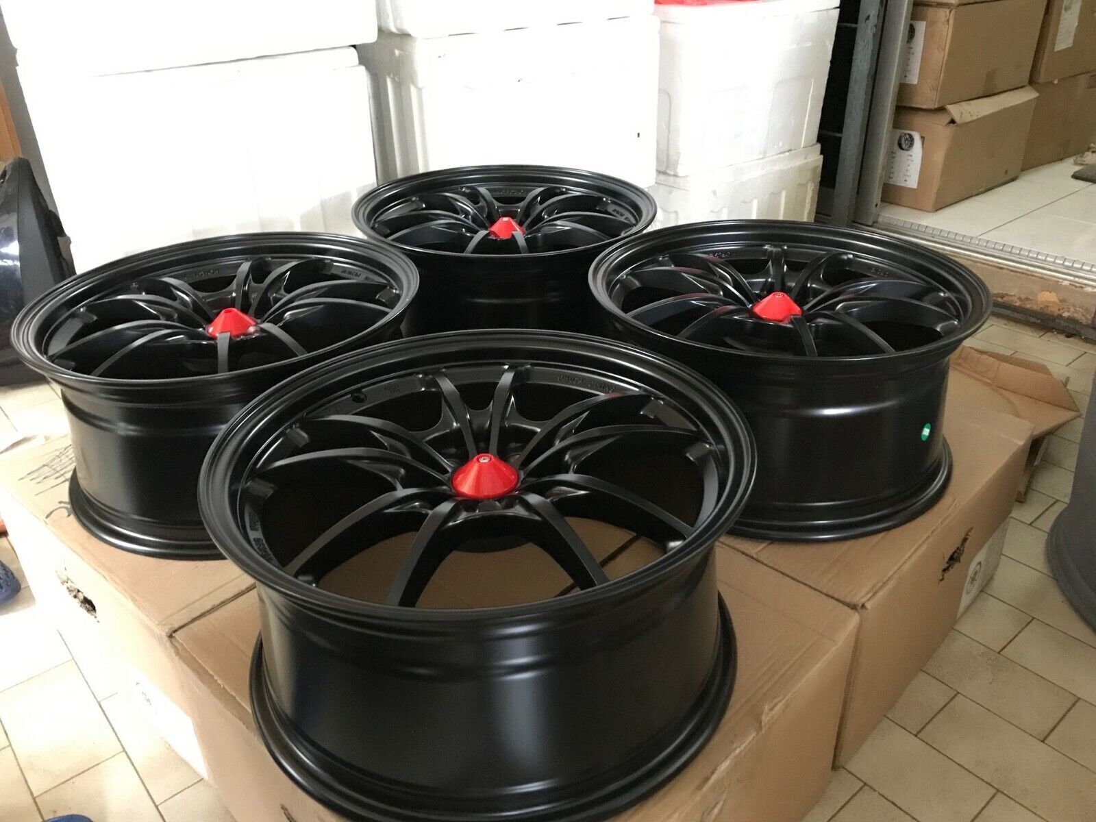 For fn2 ctr itr ek9 fk2 dc5 cl1 fd2 rsx civic JDM 17" mg Racing Style ...