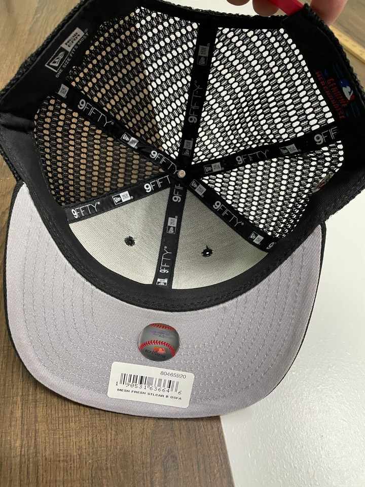 Mens St Louis Cardinals New Era 9FIFTY Fresh Mesh Trucker Snapback Hat ...