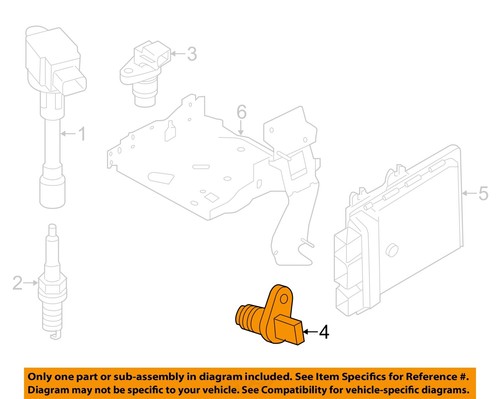 NISSAN OEM 08-18 Rogue-Engine Crankshaft Crank Position Sensor CPS ...