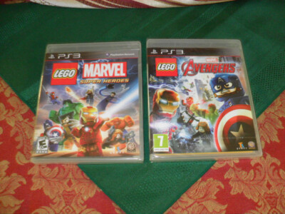 PS3 Lego Marvel Super Heroes/Marvel Avengers: Both Games New/Sealed ...