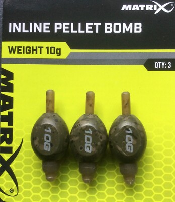 MATRIX FISHING INLINE PELLET BOMB - 3 BOMBS PER PACK | eBay UK