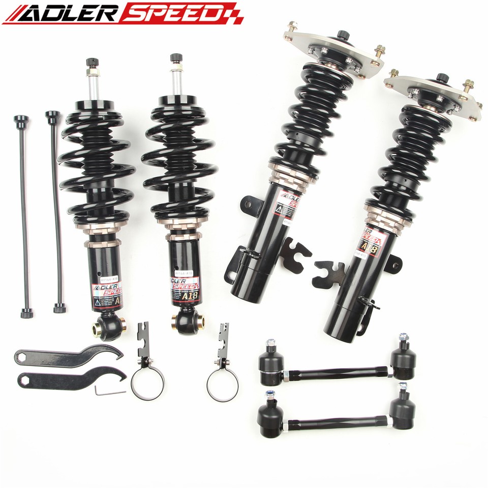 Coilovers 18 Level Adj. Height Shocks Kit For Mini Cooper R50 R53 02-06 ...