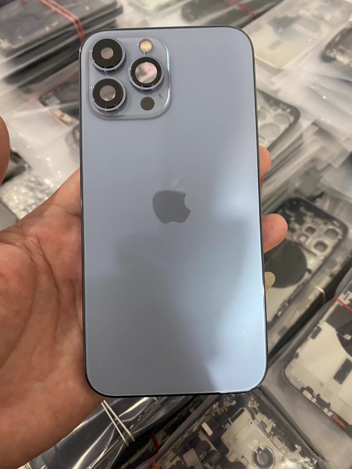 iPhone 13 Pro Max Original OEM Back Glass Housing Frame Rear Door Cover ...