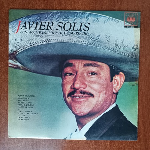 Javier Solis Con Acompañamiento De Mariachi [1970] Vinyl LP Bolero Ranchera | eBay