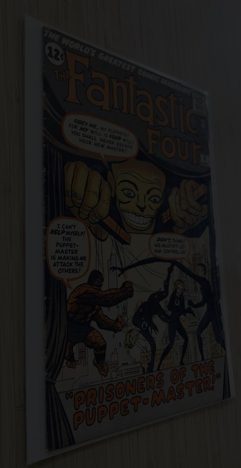 FANTASTIC FOUR #8 . 1962 Marvel Comics .1st Puppet Master & Alicia ...