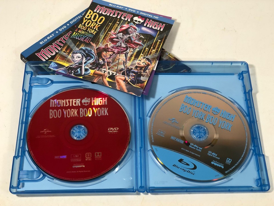 Monster High: Boo York, Boo York (Blu-ray/DVD, Digital HD 2015, 2-Disc ...