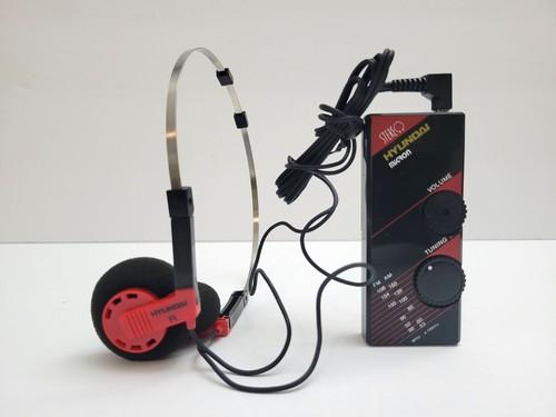Vintage HYUNDAI Headphone & Mini Radio made in KOREA | eBay