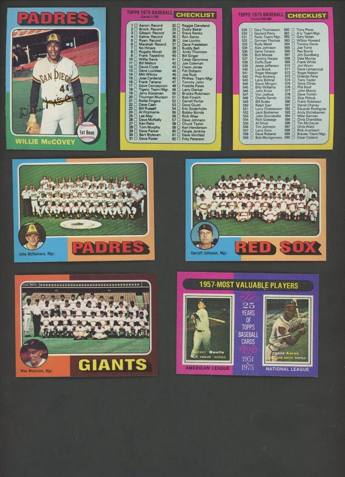 1975 Topps Baseball Complete set NM AVG | eBay