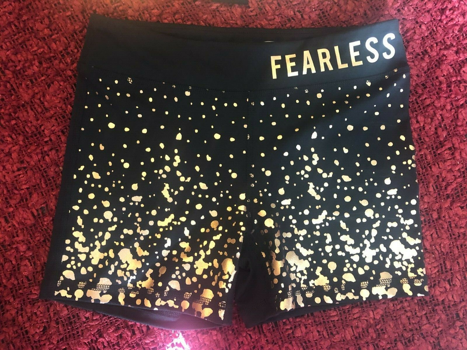 Girls Two Piece Dance Short Outfit, Metallic Rose Gol… - Gem