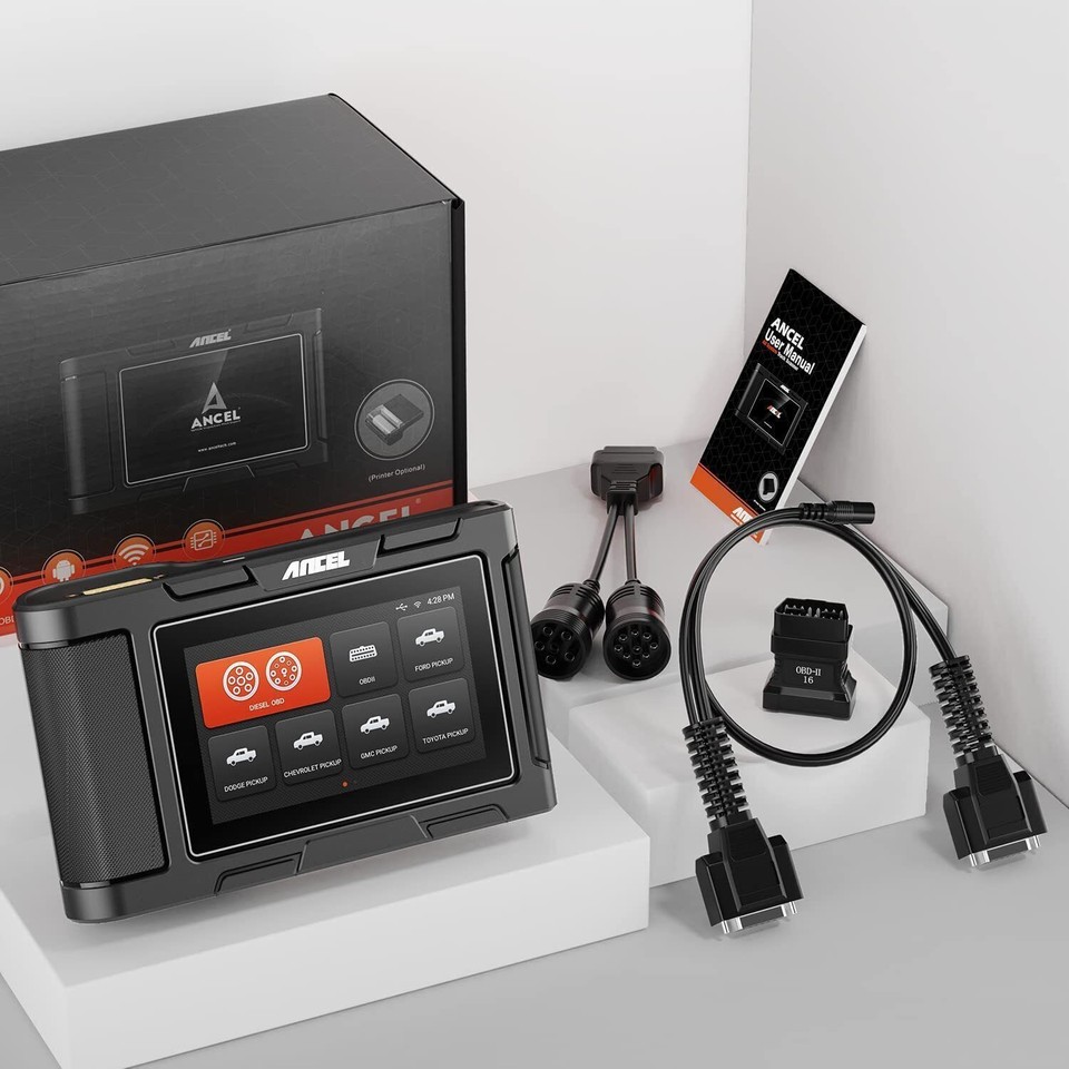 ANCEL HD3500 HEAVY DUTY PICK UP TRUCK SCANNER DPF Regen Active Test ...