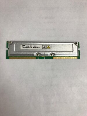 Samsung Rambus 256MB PC800 800MHz 45ns non-ECC 184-Pin RDRAM RIMM ...