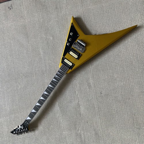 Rhoads V Shape Electric Guitar Mahogany Body Solid HH Pickup Floyd Rose ...