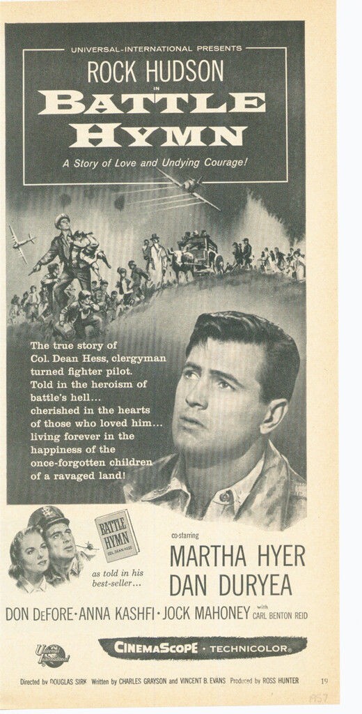 1957 LSB ADVENTURE WAR ROCK HUDSON MHA HYER DAN RYEA DON DEFORE MOVIE ...