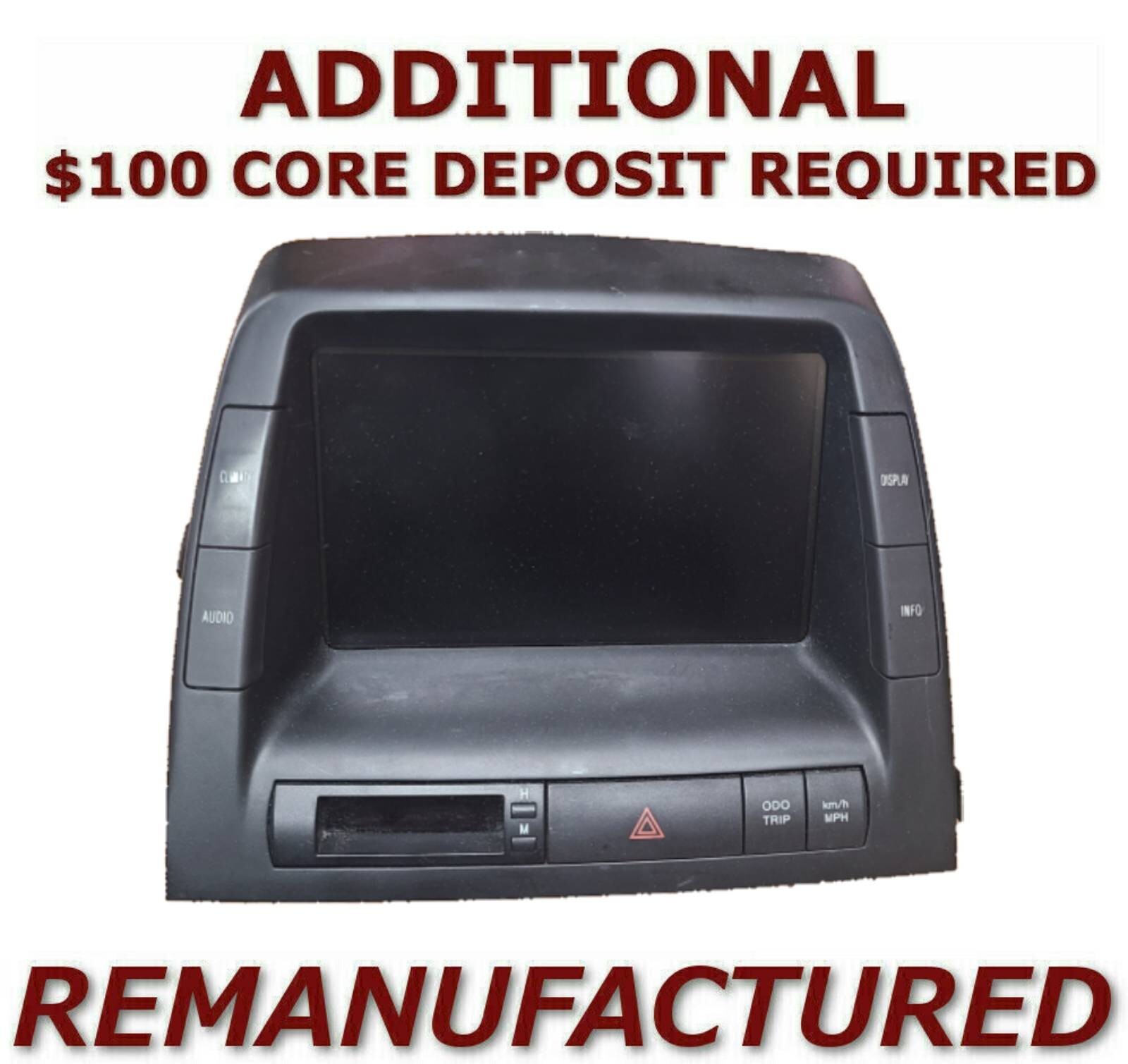 REMAN 06 07 08 09 Toyota Prius MFD Multi Information Display 86110 ...