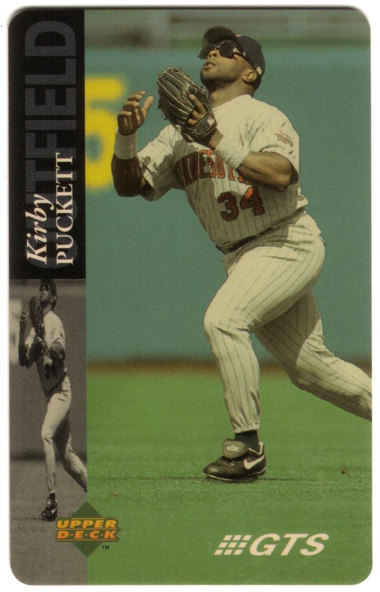 15m Major League Baseball Upper Deck Outfield Kirby Puckett SEALED ...