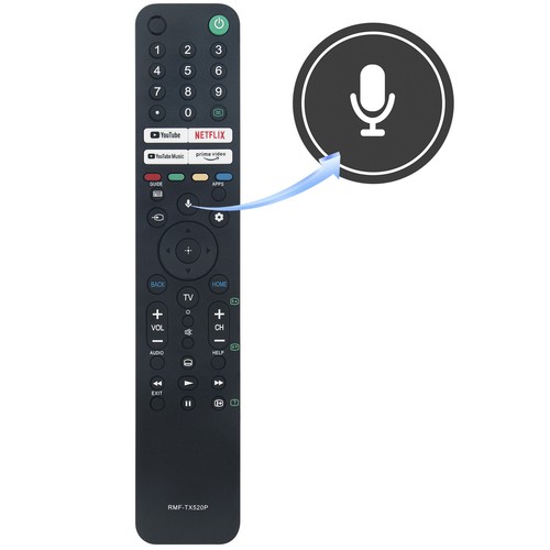RMF-TX520P Voice Remote Control fit for SONY TV A80J X80J X85J Series ...