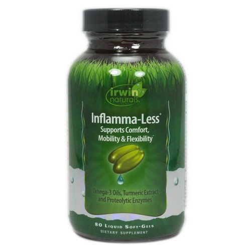 Irwin Naturals Inflamma-Less, Promotes Comfort, Mobility & Flexibility ...