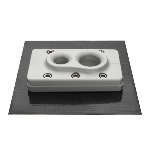 CNC Billet Fire Wall Pass Through Raw Bracket Mount For Holley ...