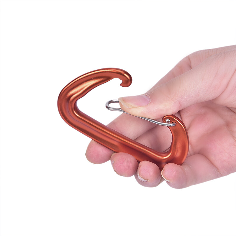 7075 Aluminum Climbing Buckle 12KN Hammock Safety Balance Carabiner ...