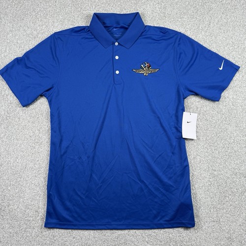 NEW NIKE Golf Indianapolis Motor Speedway Polo Shirt Indycar Dri Fit ...